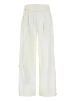 LOIS Wide-leg Trousers - White