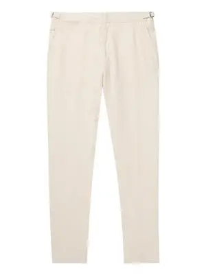 Orlebar Brown Griffon Tapered Linen Trousers - Neutrals