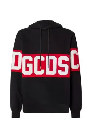 Gcds Logo Hoodie - Black