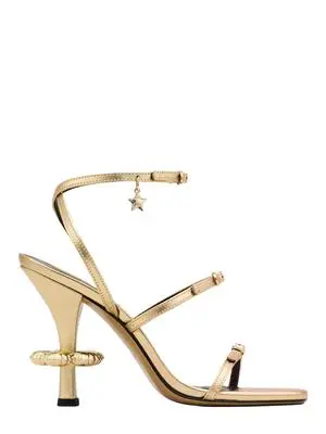 Marc Jacobs 100mm Sculpted Heel Sandals - Gold