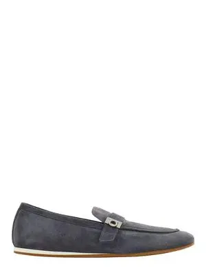 FERRAGAMO Hug Buckle Loafers - Blue