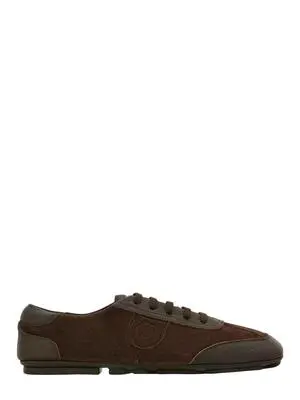 FERRAGAMO Suede Sneakers Brown