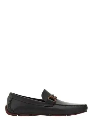 FERRAGAMO Gancini Loafers Black