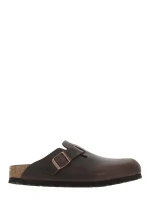 BIRKENSTOCK Boston Slippers Brown