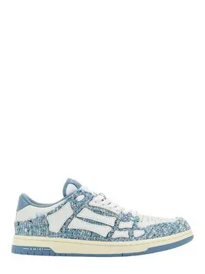 Amiri BOUCLE SKEL TOP LOW Sneakers Ashleyblue