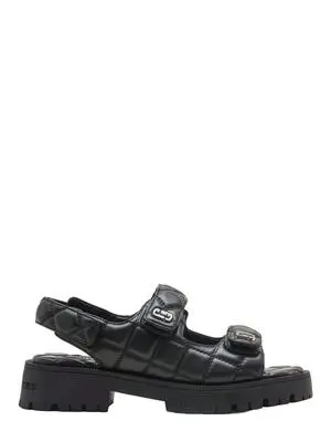 Marc Jacobs Quilted Sandals - Black