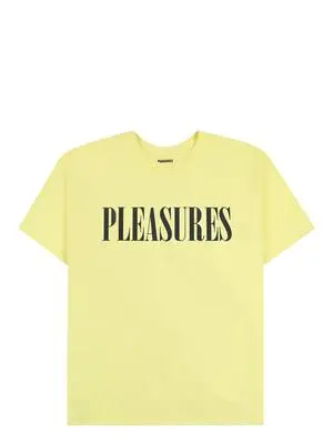 PLEASURES Onyx T-shirt - Yellow
