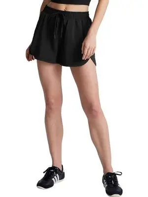 Beyond Yoga Tie Waist Course Shorts - True Black