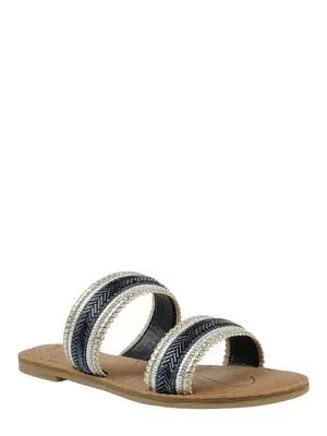 CANDIE'S Two-strap Sandal - Black Multi