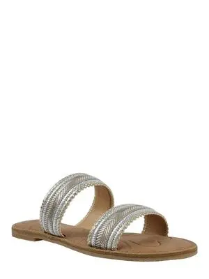 CANDIE'S Two-strap Sandal - Silver Multi