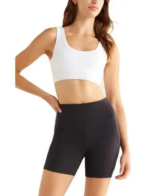 Zella Seamless Sports Bra White