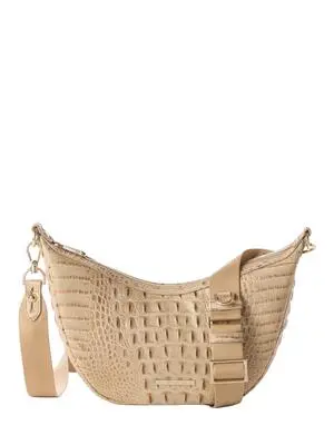 Brahmin Leather Crossbody Bag Sandstorm