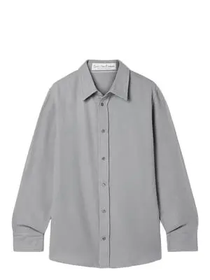 GOD’S TRUE CASHMERE Cashmere-twill Shirt - Gray