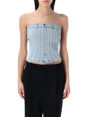 MUGLER Top - Blue
