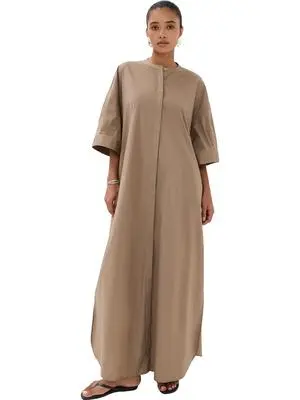 Staud Enzo Maxi Dress - Taupe
