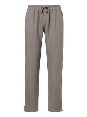 Fedeli Bonifacio Linen Tapered Pants - Brown