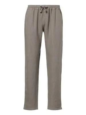 Fedeli Bonifacio Linen Tapered Pants - Brown