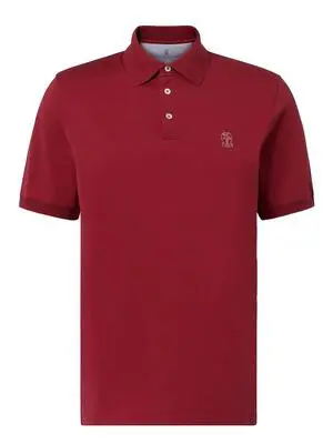 Brunello Cucinelli Cotton Polo Shirt - Red