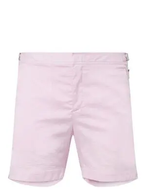 Orlebar Brown Bulldog Seersucker Swim Trunks - Pink