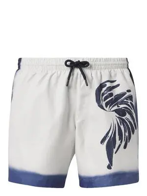 Dries Van Noten Printed Swim Trunks - White