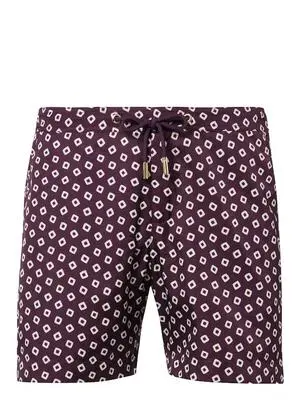Orlebar Brown Bulldog Printed Swim Trunks - Brown