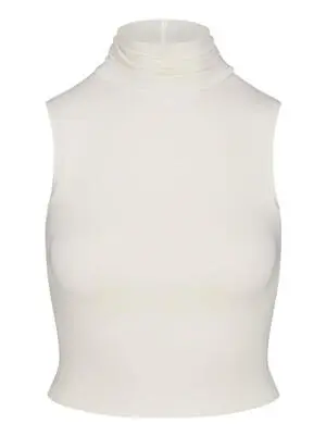 Eterne Harlow Turtleneck Top Ivory