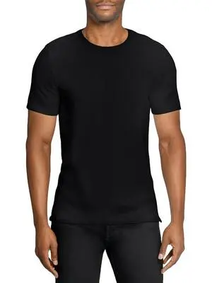 W.R.K Asher Slub Stretch Cotton & Modal T-shirt - Black