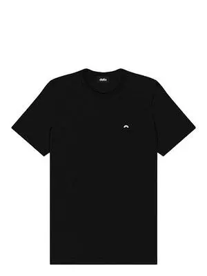 DALIX Mens Lil Rainbow Lightweight Jersey Tee Black