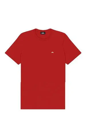 DALIX Mens Lil Rainbow Lightweight Jersey Tee Red