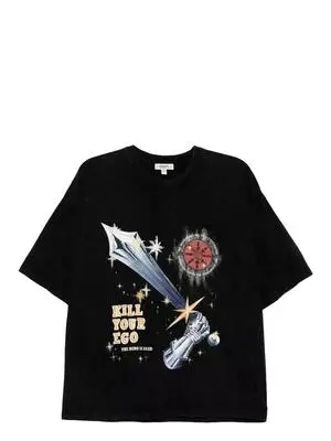 STAIN SHADE Graphic-print T-shirt - Black