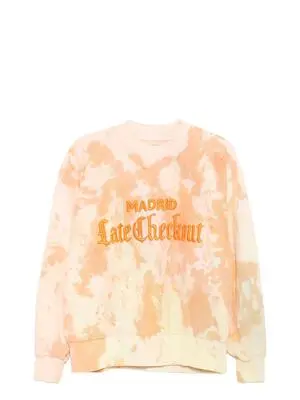 STAIN SHADE Tie-dyed Sweatshirt - Orange
