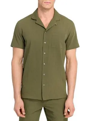 W.R.K Crinkle Camp Shirt Green