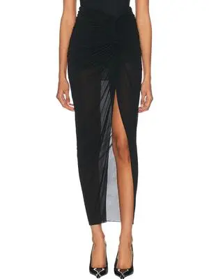 ALEXANDRE VAUTHIER High Slit Maxi Skirt