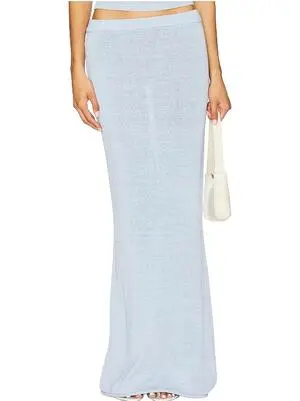 SEROYA Kora Maxi Skirt - Ice Blue