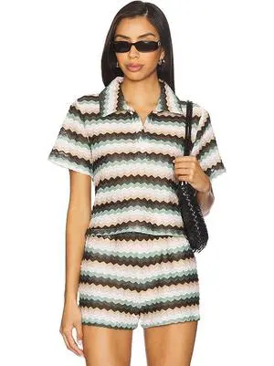 LOVERS AND FRIENDS Nettie Top - Sage Multi