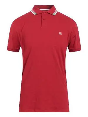 HARMONT & BLAINE Jeans Polo Shirt Size Cotton, Elastane - Red