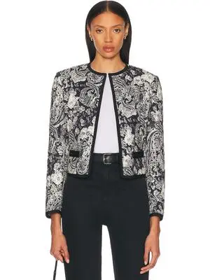 NILI LOTAN Bono Jacket - Mixed Paisley Print