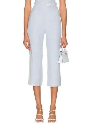 LA PORTE Jane Pearl Capri Pant - Cashmere Blue