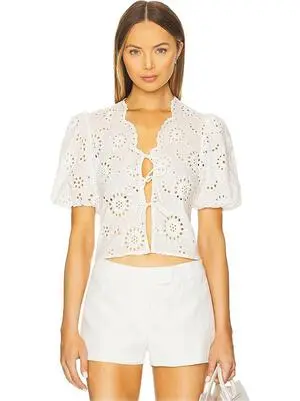 Heartloom Roxana Top - Eggshell