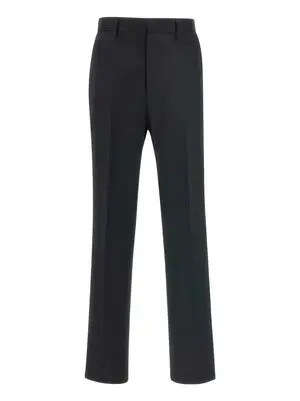 Tagliatore Wool Trousers - Black