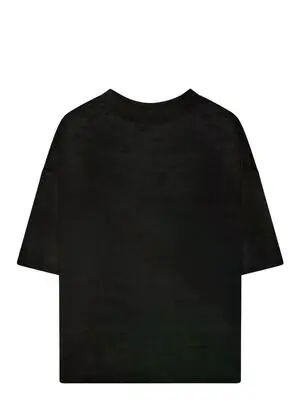 ROBERTO COLLINA Crew Neck T-shirt - Black