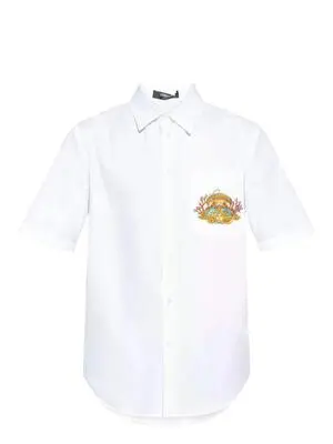 Versace Logo-print Shirt - White