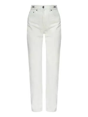 Versace Medusa Plaque Jeans - White