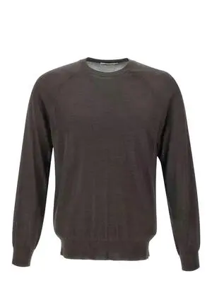 KANGRA Crew-neck Sweater - Brown