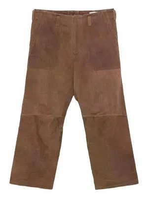 LOÏS DIONISIO Panelled Trousers - Brown