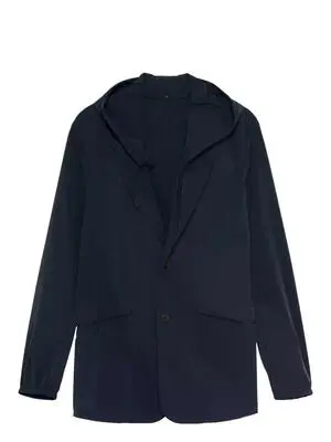 Emporio Armani Hooded Blazer - Blue
