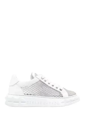 Casadei Lurex Sneakers - White