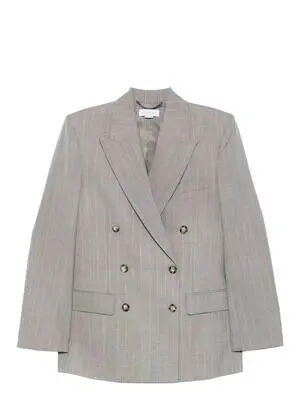 Stella McCartney Pinstripe Blazer - Grey