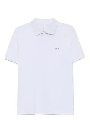 SUN 68 Floral-print Polo Shirt - White