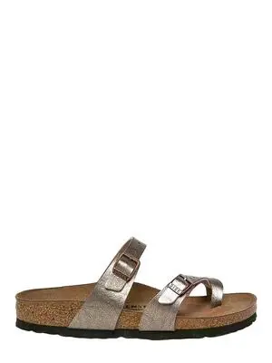 BIRKENSTOCK Mayari Metallic Double-buckle Sandals - Neutrals